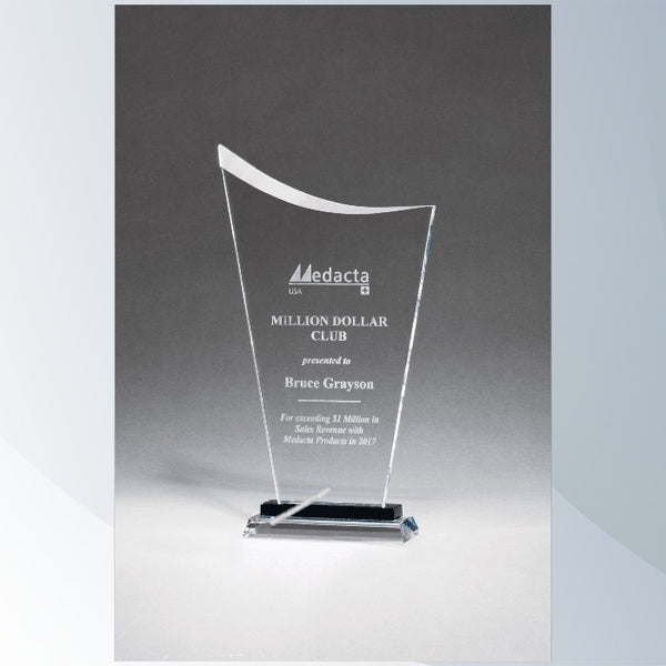 G2904 | Contemporary Starfire Glass Award