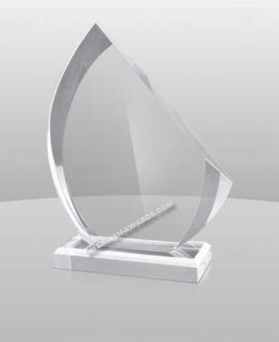 Acrylic Sail Award:American Trophy & Award Company Los Angeles, CA